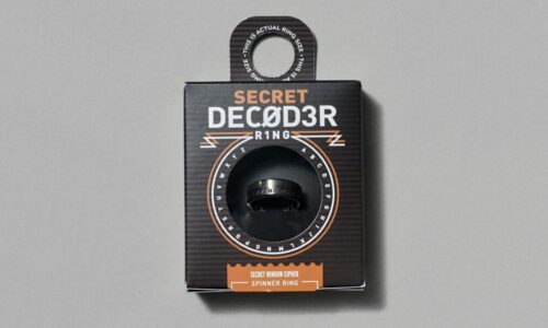 Stainless Steel Secret Decoder Ring | Cool Material