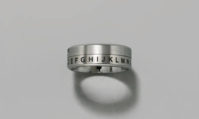 Stainless Steel Secret Decoder Ring | Cool Material