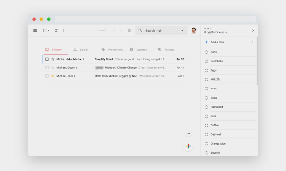 The Simplify Chrome Extension Declutters Gmail | Cool Material