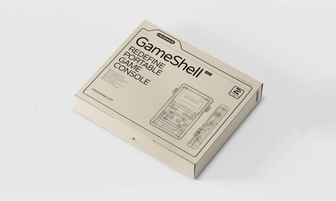 Gameshell Open Source Portable Gaming Console | Cool Material
